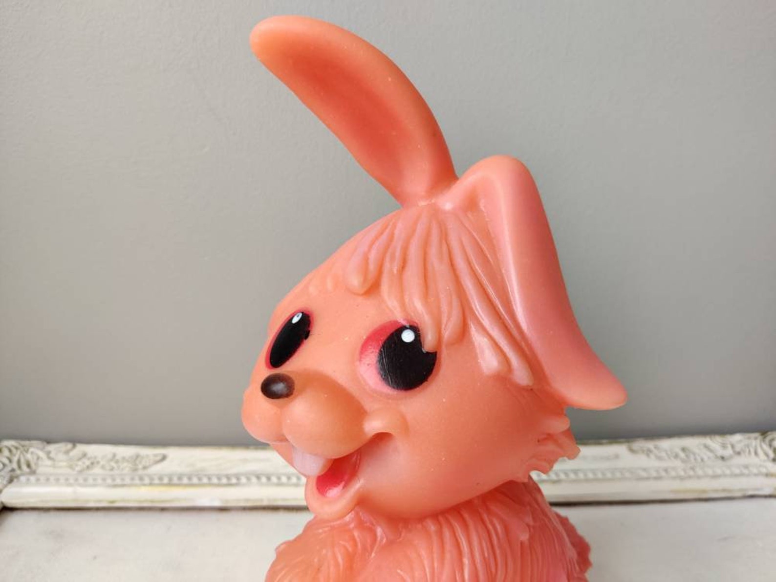 Big Soviet Vintage Rubber Rabbit Bunny Hare Toy Early - Etsy
