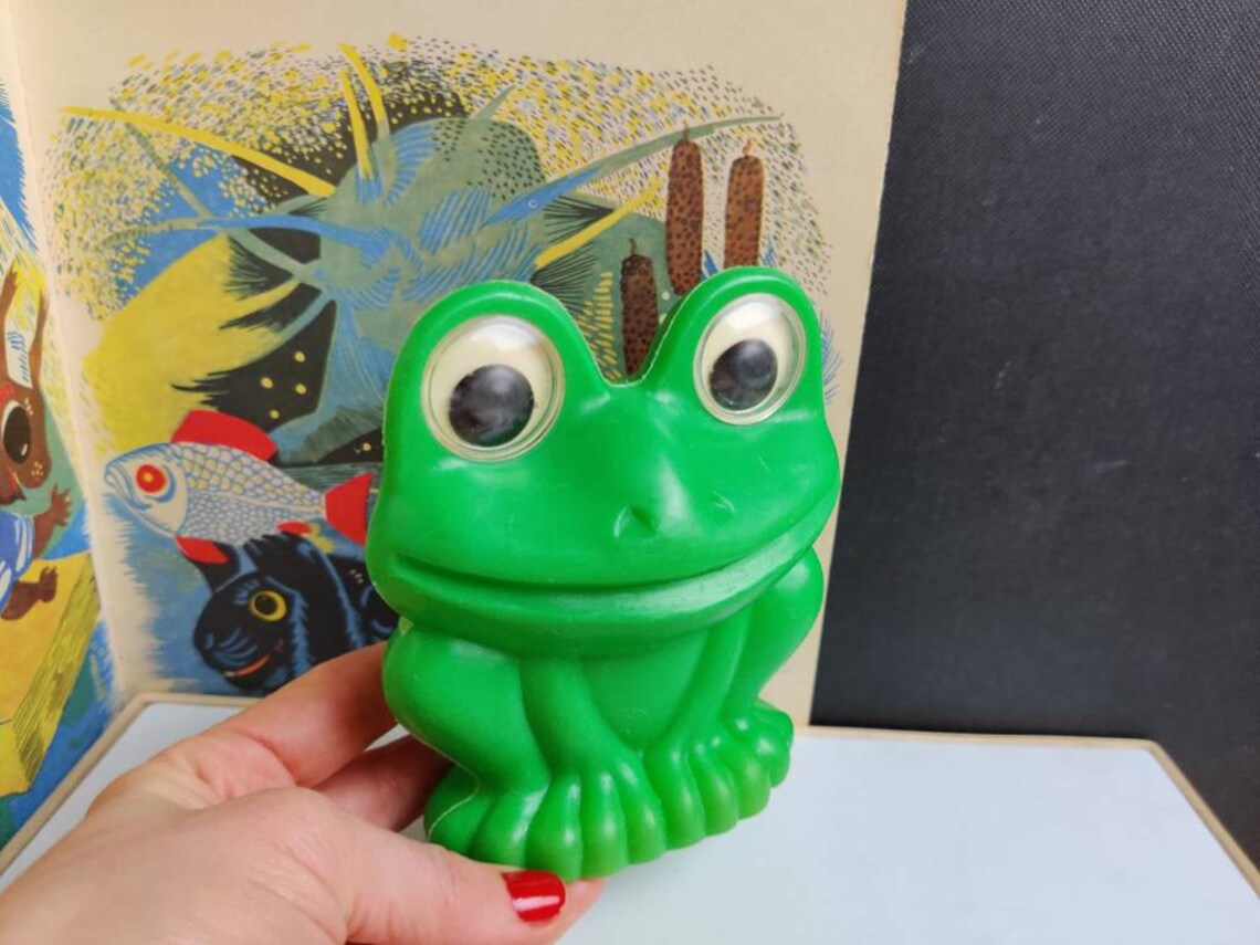Vintage Russian Soviet Era Frog With Big Movable Eyes an Big - Etsy Ireland