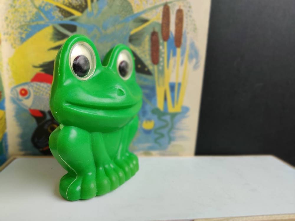 Vintage Russian Soviet Era Frog With Big Movable Eyes an Big - Etsy Ireland