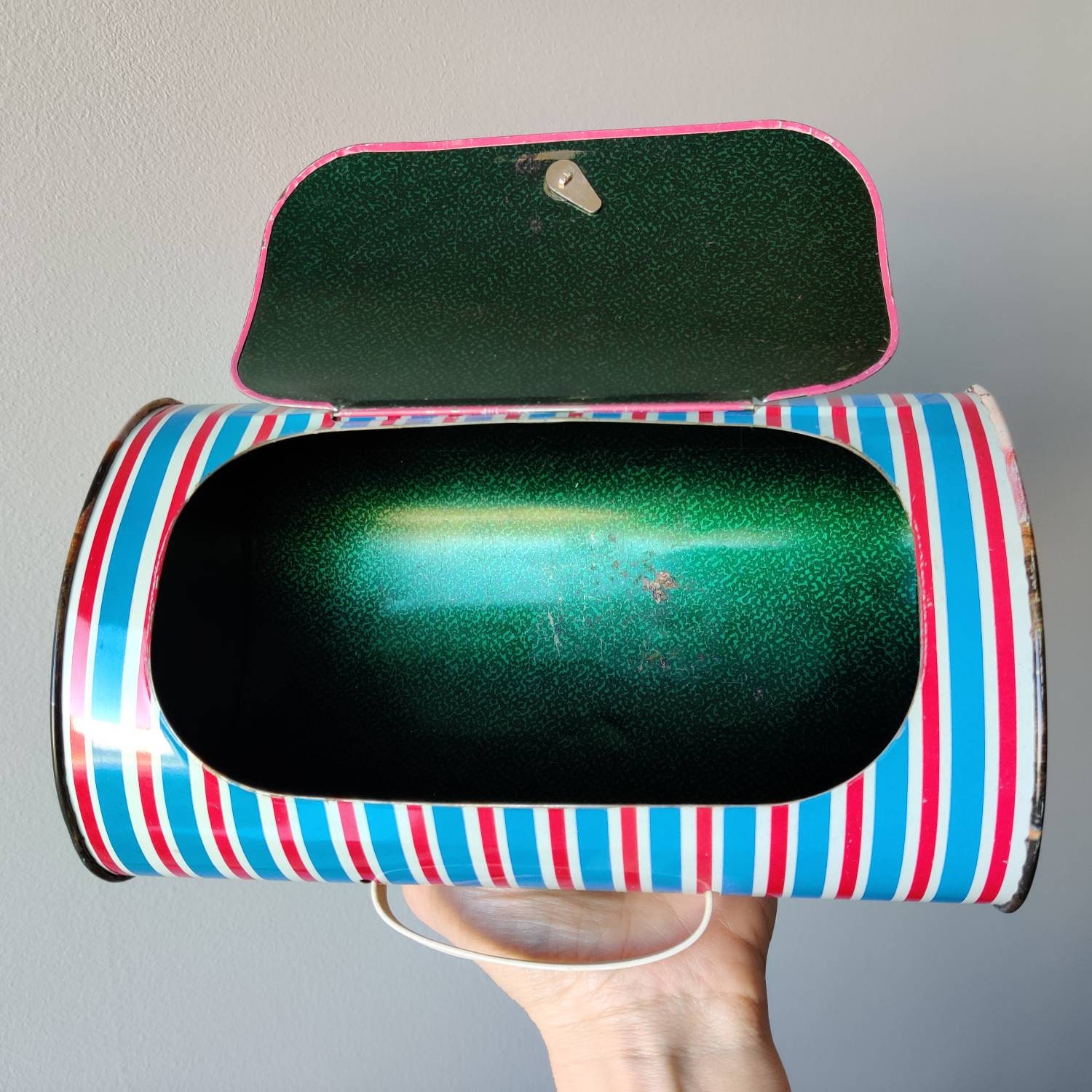 Adorable Soviet Vintage Oval Tin Case Russian Kids Lunch Box - Etsy