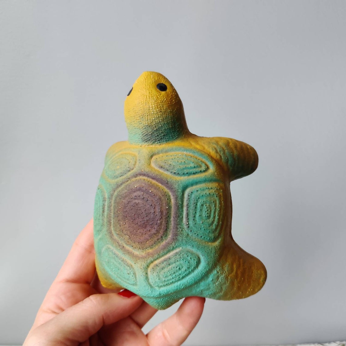 60's Vintage Rubber Squeak Turtle Toy From the Soviet Era - Etsy