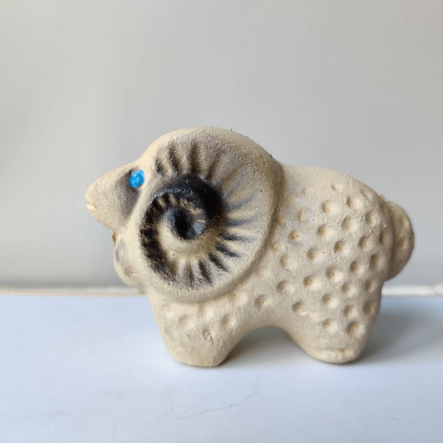 Soviet Rubber Ram Vintage Metal Squeak Toy From the 60's - Etsy