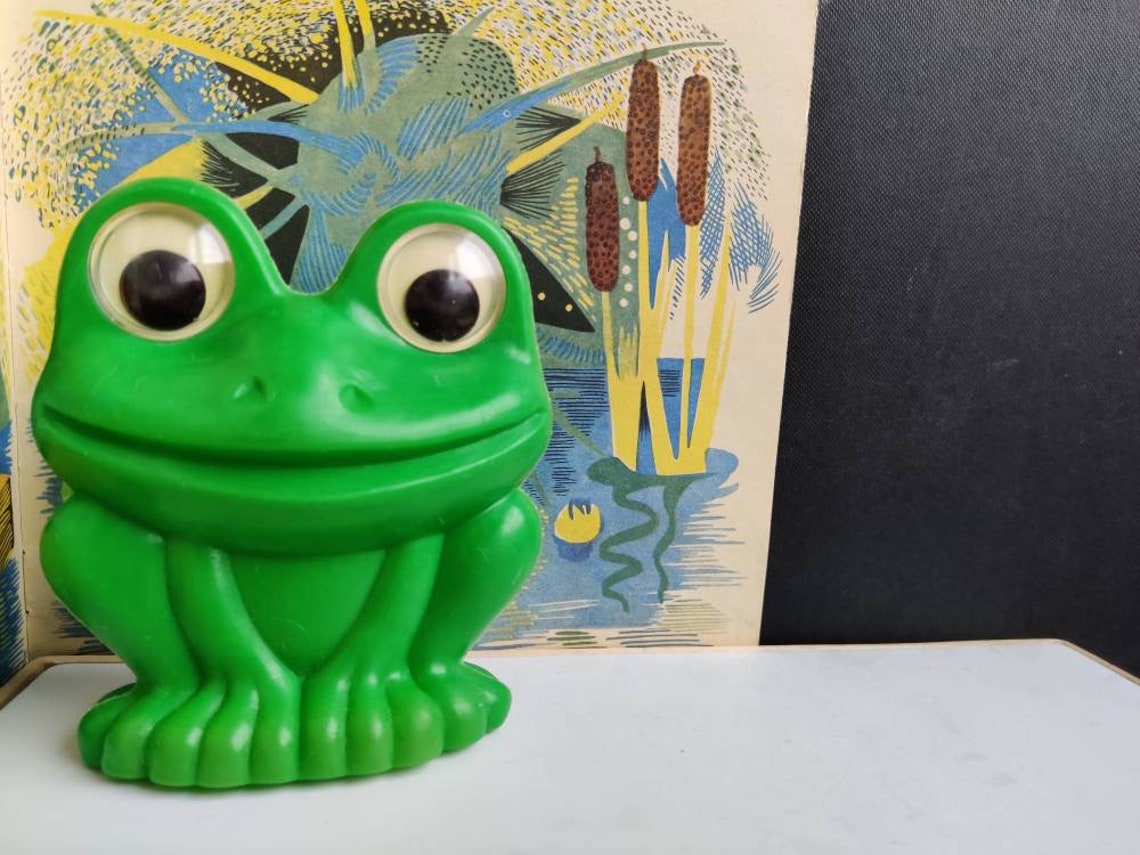 Vintage Russian Soviet Era Frog With Big Movable Eyes an Big - Etsy Ireland