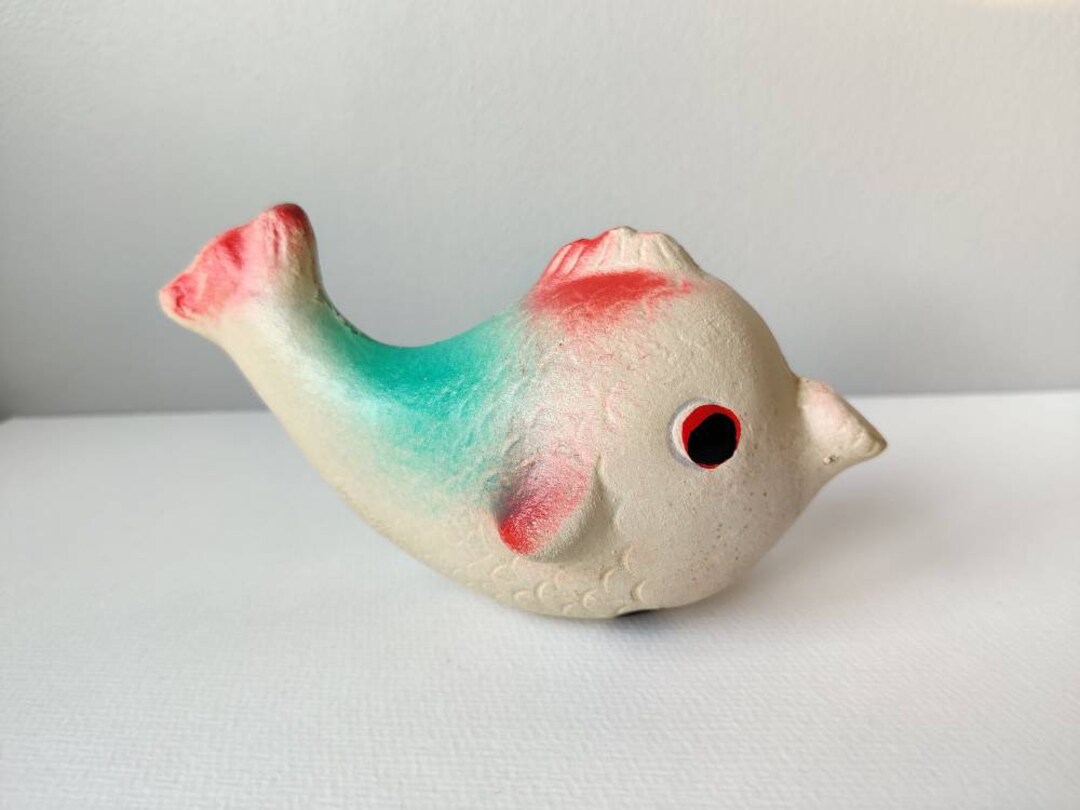 Russian Soviet Rubber Fish Toy With Metal Squeak - Etsy