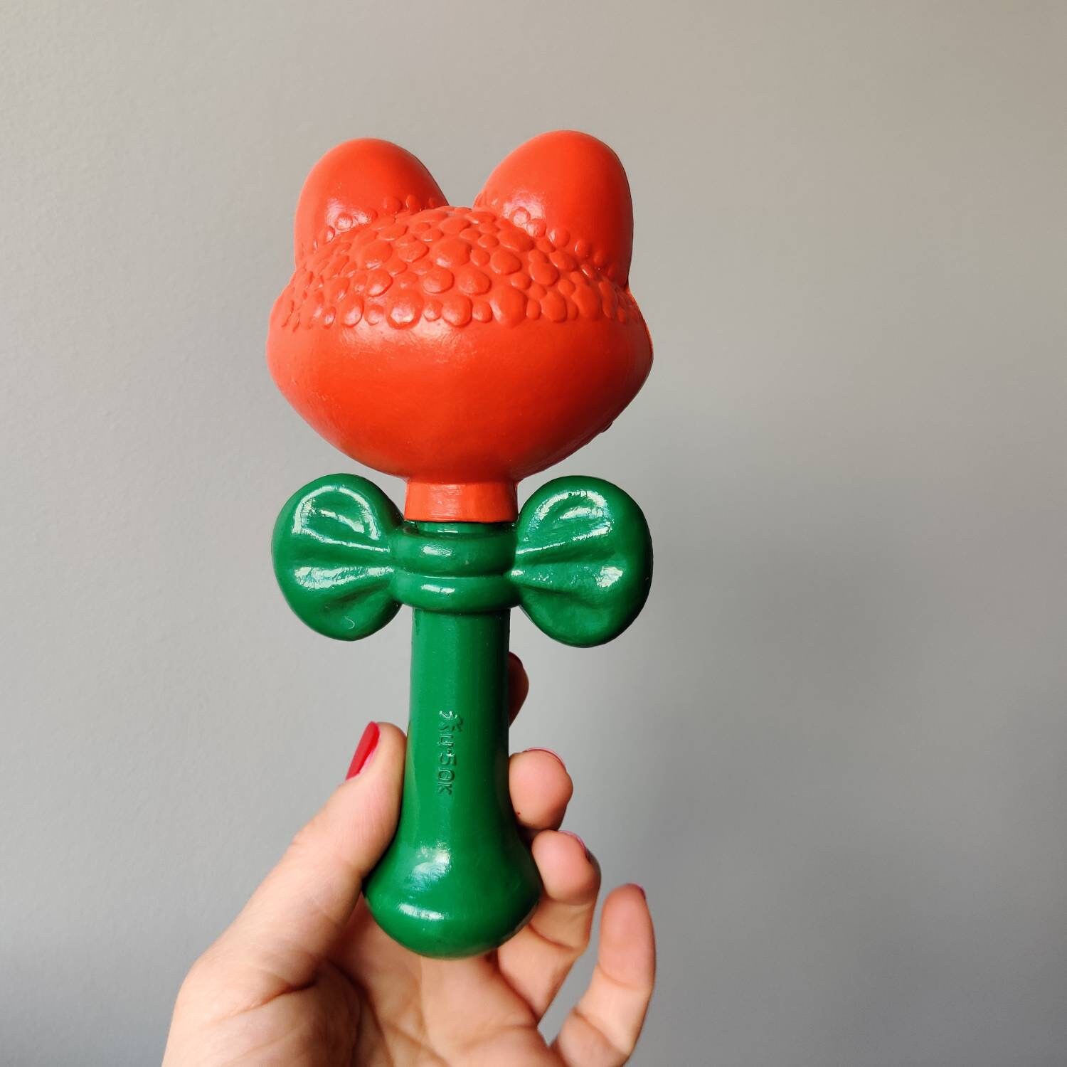 1960-1970 USSR Vintage Baby Rattle Soviet Celluloid Plastic | Etsy