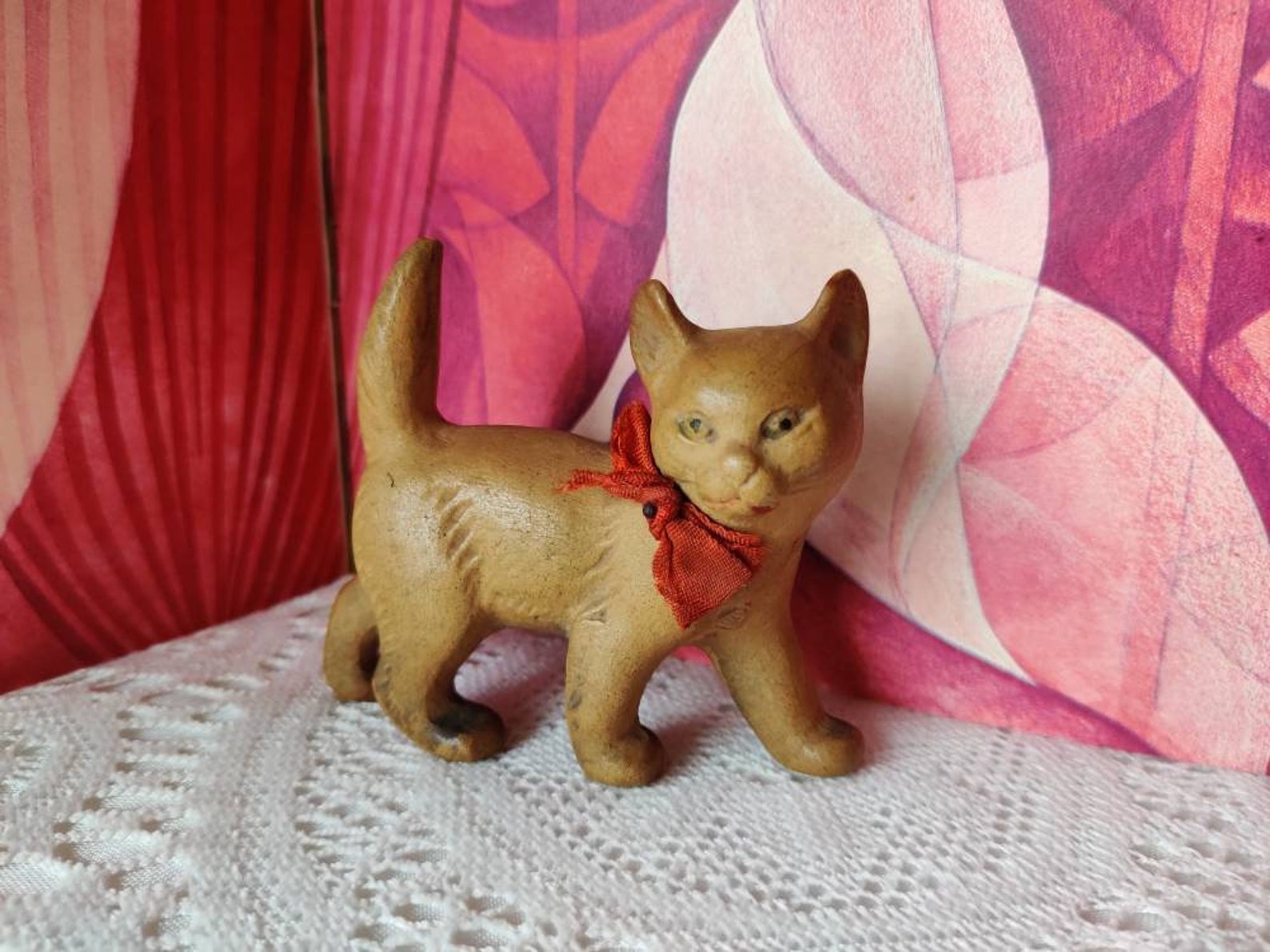 Rare 1950s Soviet Rubber Cat Toy Old Russian Antique Kitten - Etsy