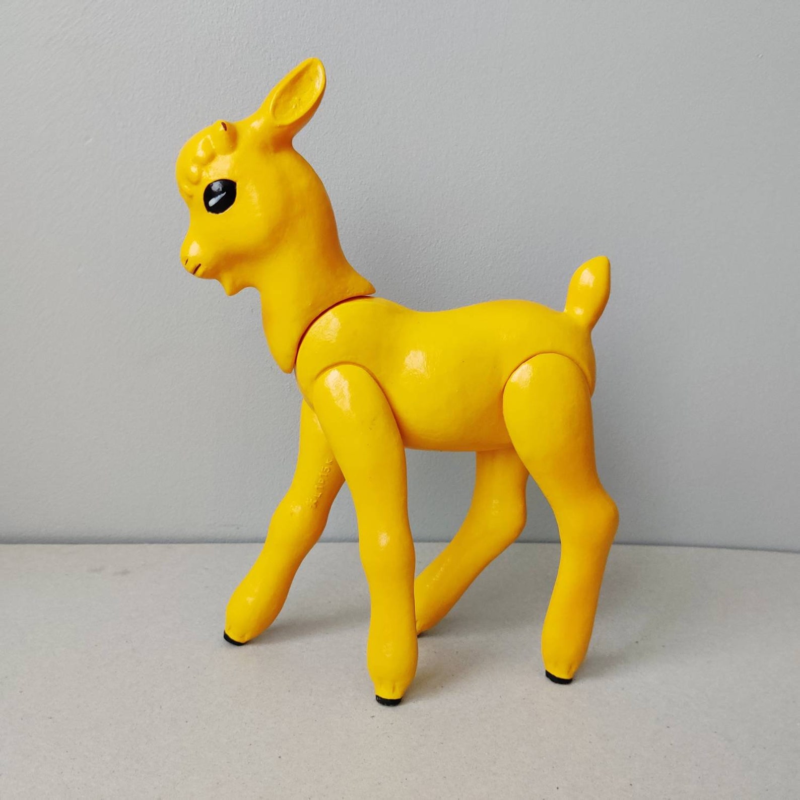 Rare Celluloid Plastic Goat, Soviet Era, Vintage Collectible Toy ...