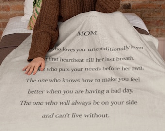 Blanket With Poem - Etsy