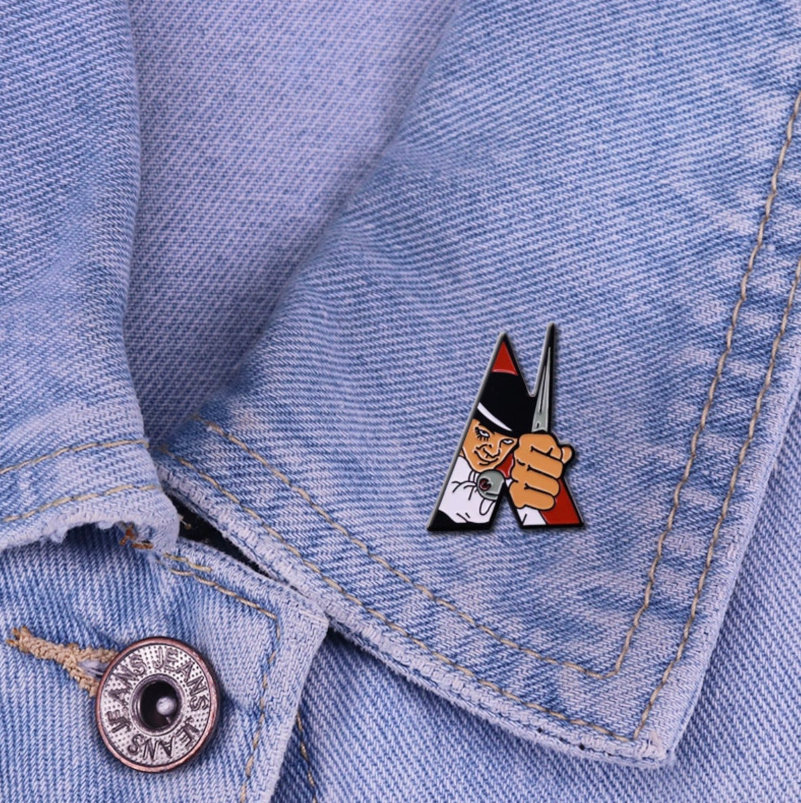 A Clockwork Orange Pin, Stanley Kubrick Pin, Horror Film Pin, Movie ...