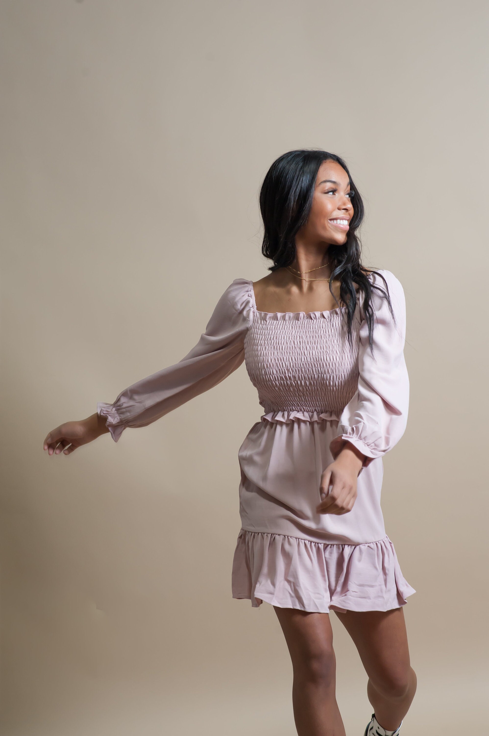 Malyse Square Neck Smocked Dress - Etsy