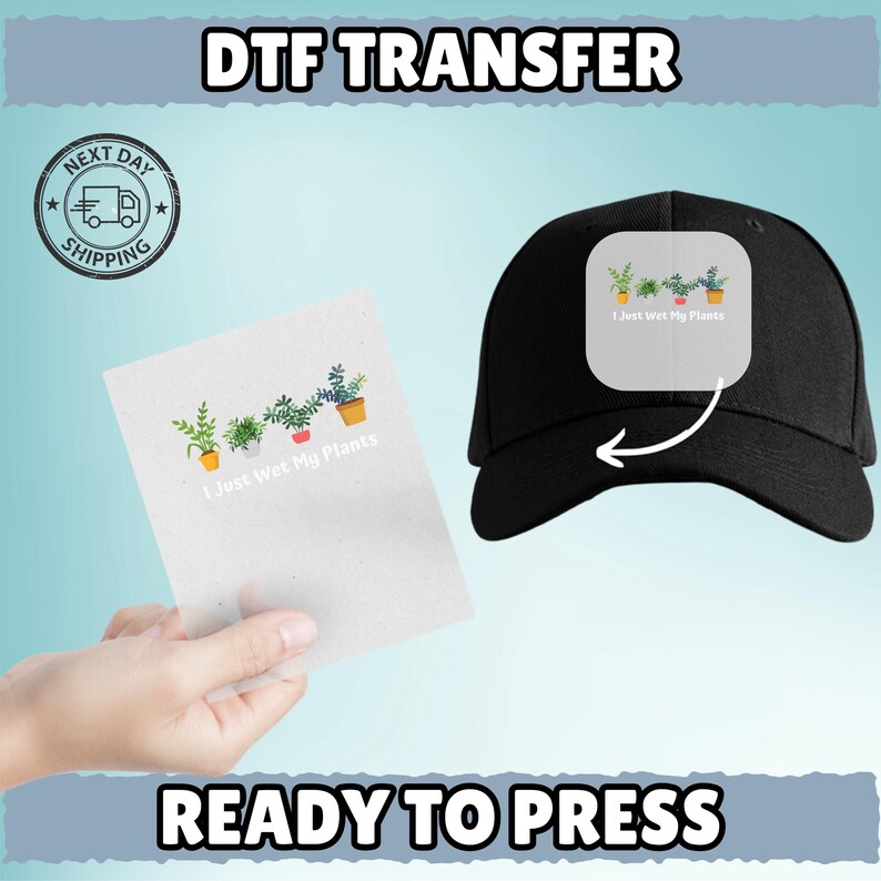 I Just Wet My Plants Gardening Humor Heat Transfer, Funny Plant ...
