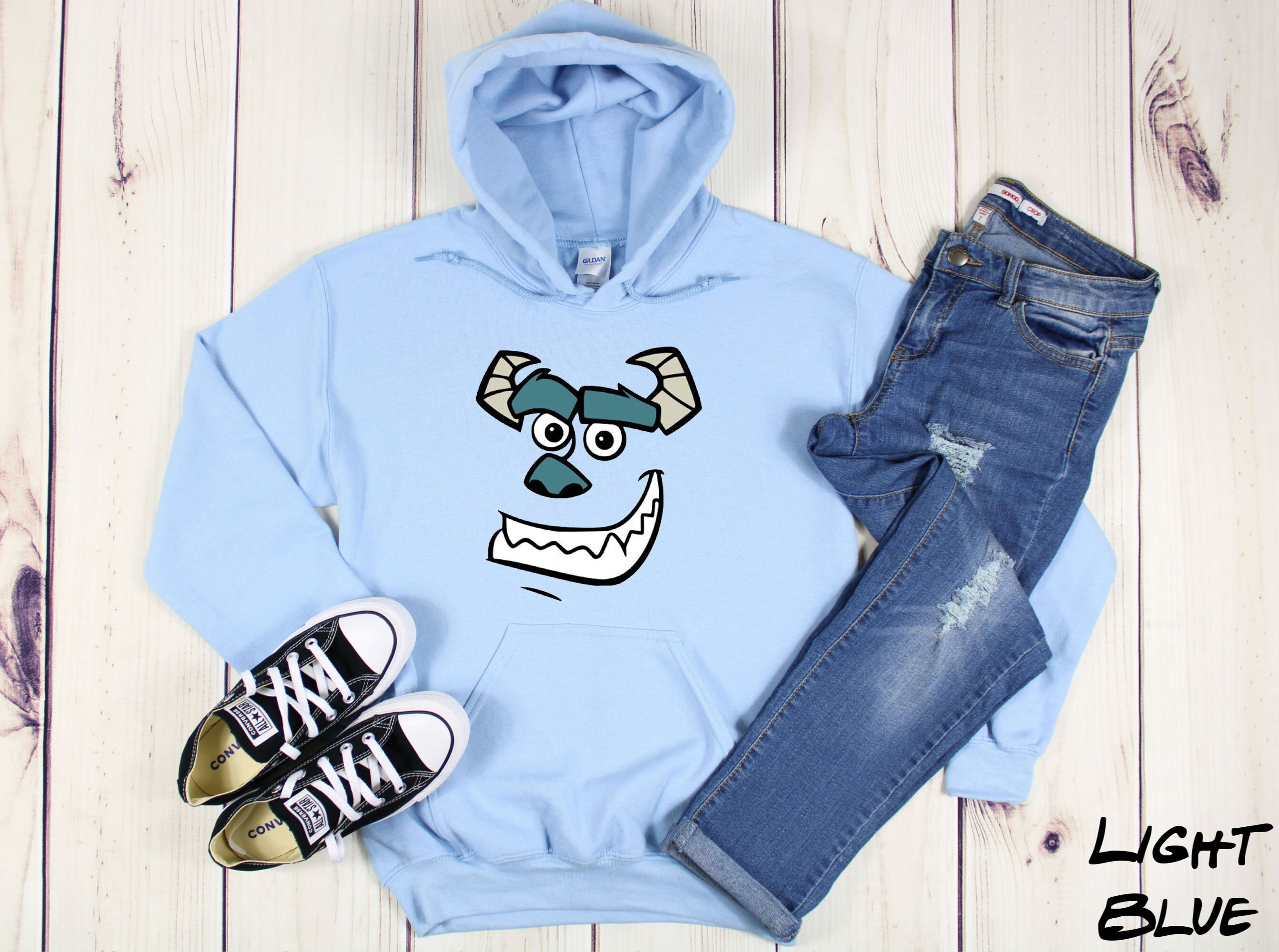 Monster's Inc Portrait Unisex Hoodie Sweatshirt Disney - Etsy