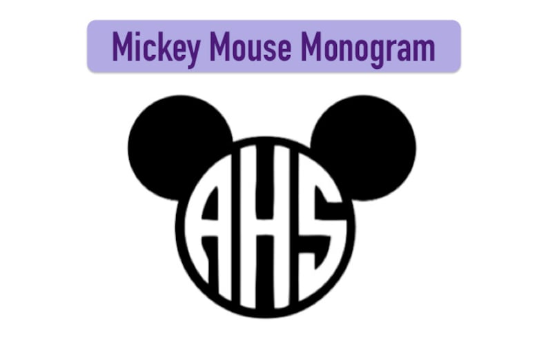 Mickey Mouse Vinyl Decal - Etsy