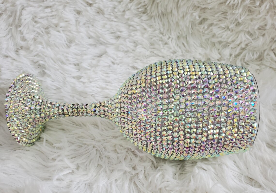 Bling Wine Glass, Bedazzled Cup, Rhinestone Tumbler, Blinged Out - Etsy