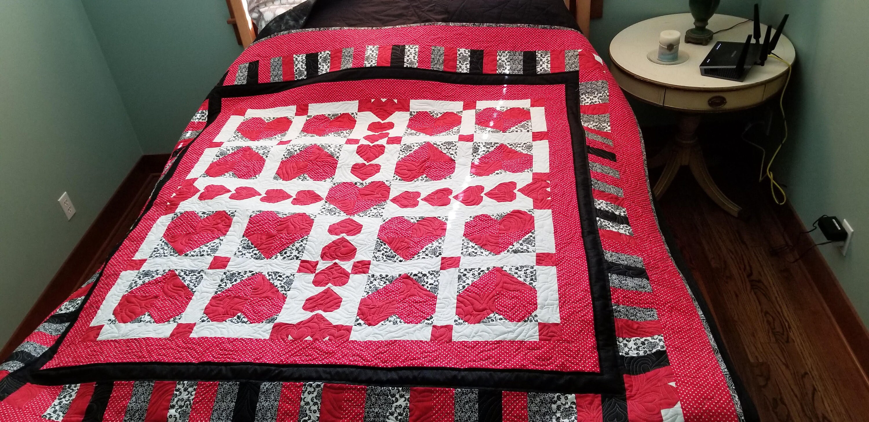 Cross My Heart - Quilt Pattern - Throw Size - PDF - Etsy