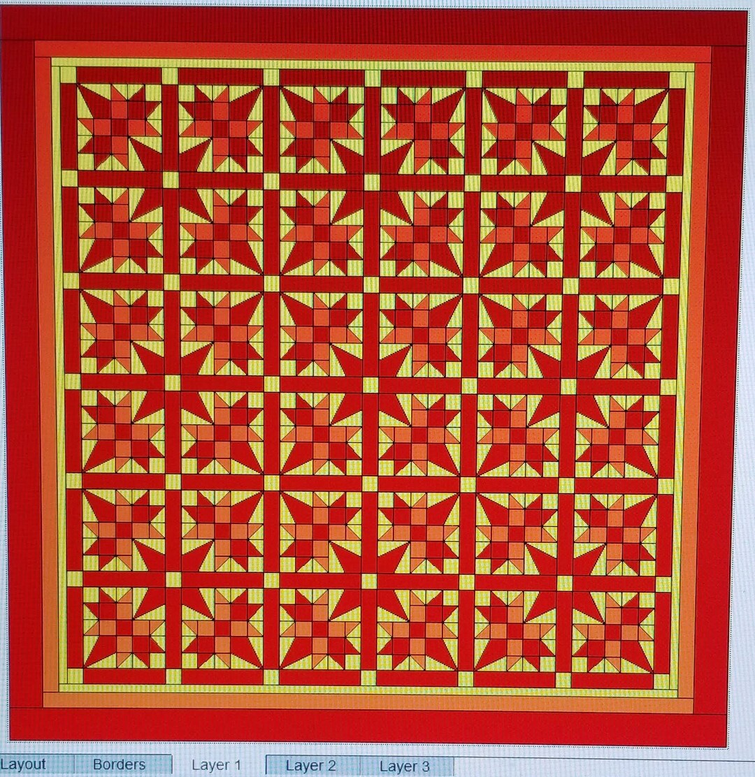 Aster - Queen Size Quilt Pattern - Etsy