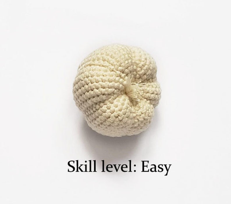 GARLIC Crochet Pattern PDF Play Food Realistic Vegetables | Etsy