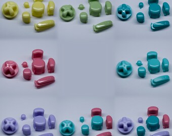 Royalty Hypershift Bald Gamecube Button Set - Etsy