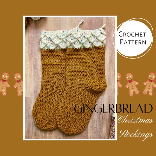 Gingerbread Stocking - Etsy
