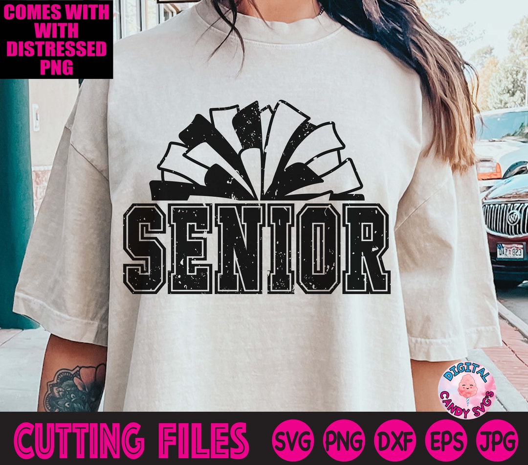 Cheer Senior Svg, Senior 2024 Svg, Senior Svg, Graduate Svg, Graduation ...