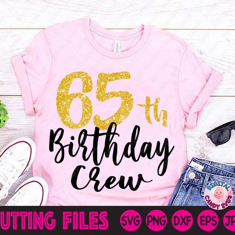 65th Birthday Svg - Etsy