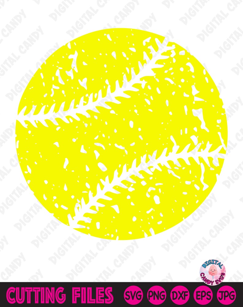 Grunge Softball Svg, Softball Svg, Softball Svg, Softball Mom Svg ...