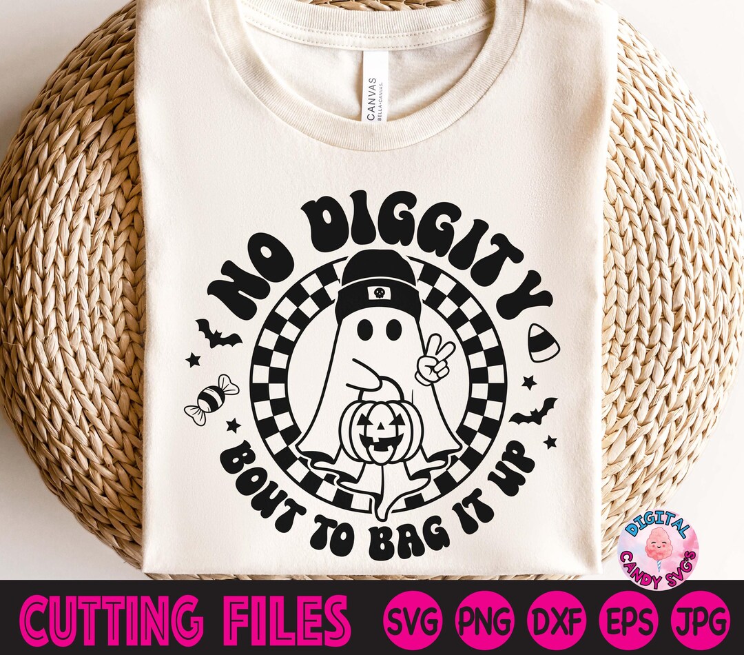 No Diggity Bout to Bag It up Svg Png, Boy Halloween Svg Png, Halloween ...