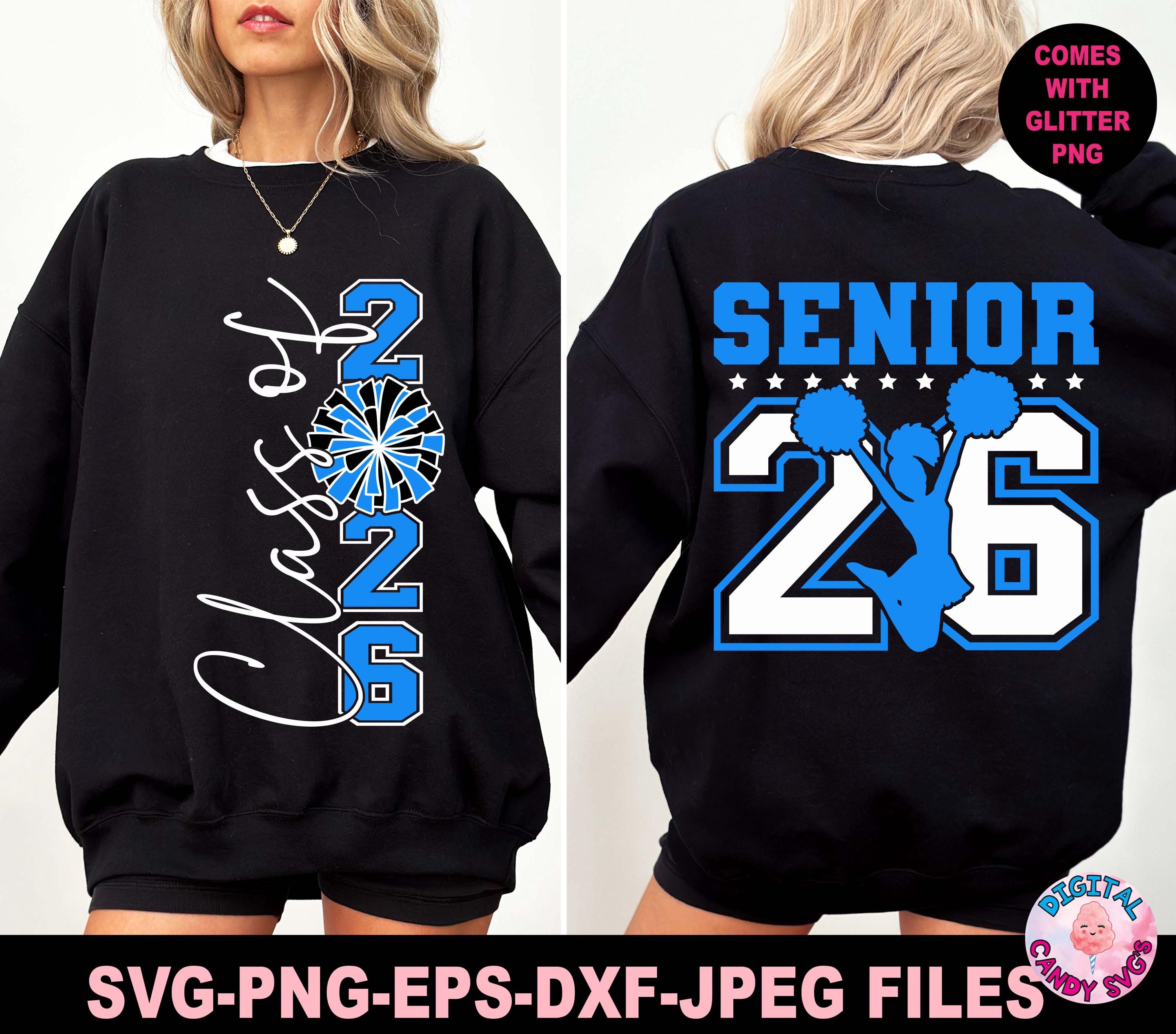 Cheer Senior Svg Png, Senior 2026 Svg, Senior Svg, Graduate Svg ...