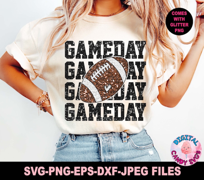 Game Day Football Svg Png, Football Svg Png, Football Mom Svg Png ...