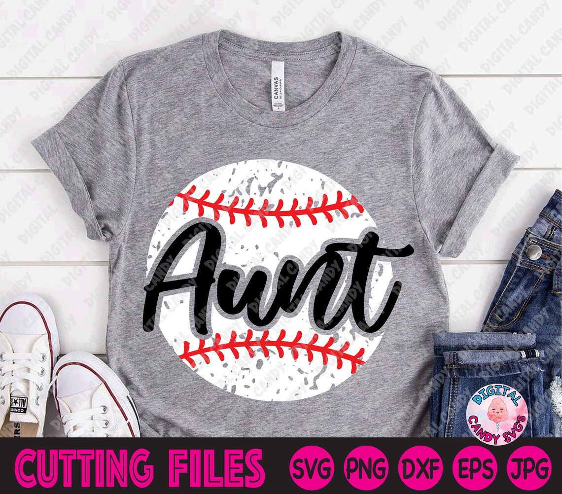 Baseball Aunt Svg, Baseball Svg, Aunt Svg, Baseball Shirt, Svg Files ...