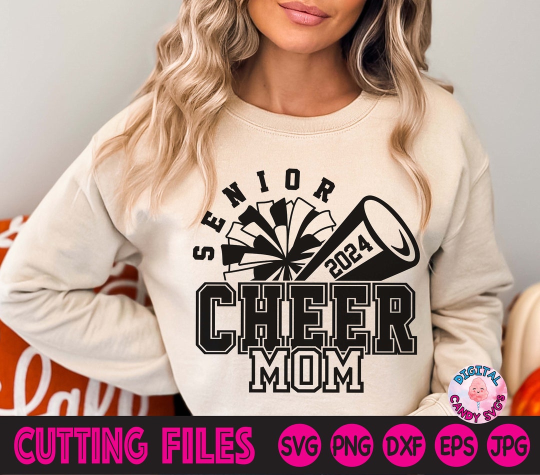 Cheer Senior Svg, Cheer Mom Svg, Senior 2024 Svg, Football Mom Svg ...