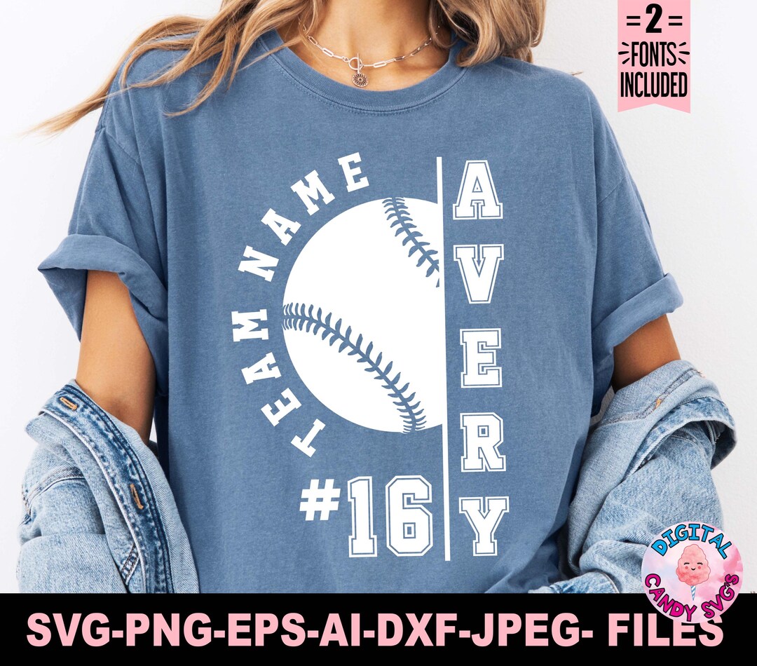Softball Svg Png, Softball Player Template Svg, Softball Team Template ...