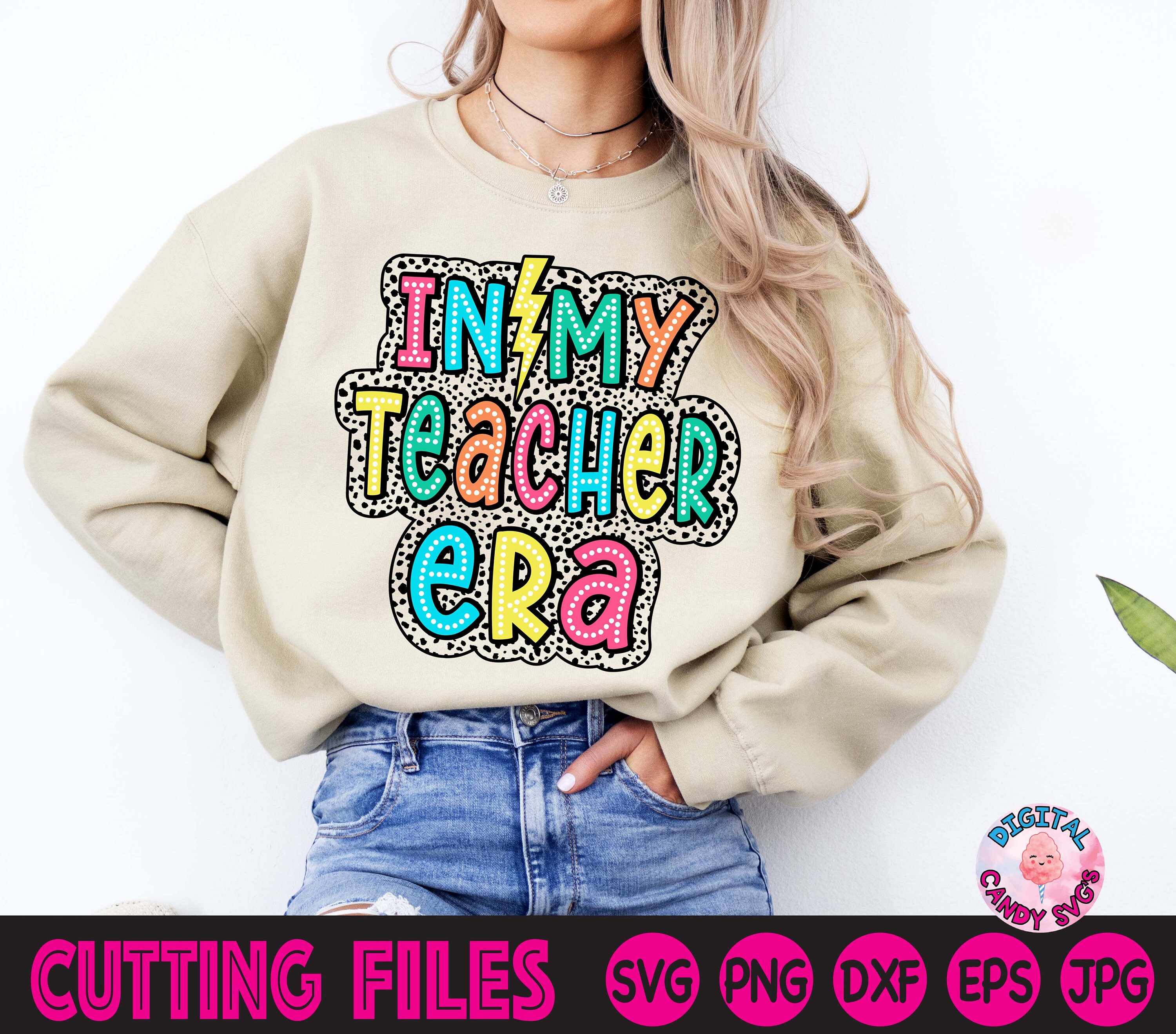In My Teacher Era Svg Png, Teacher Svg Png, in My Back to School Era ...