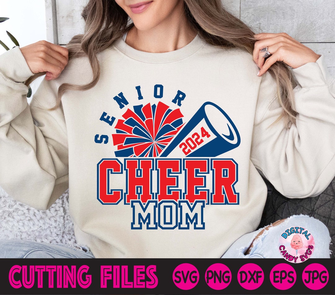 Cheer Senior Svg, Cheer Mom Svg, Senior 2024 Svg, Football Mom Svg ...