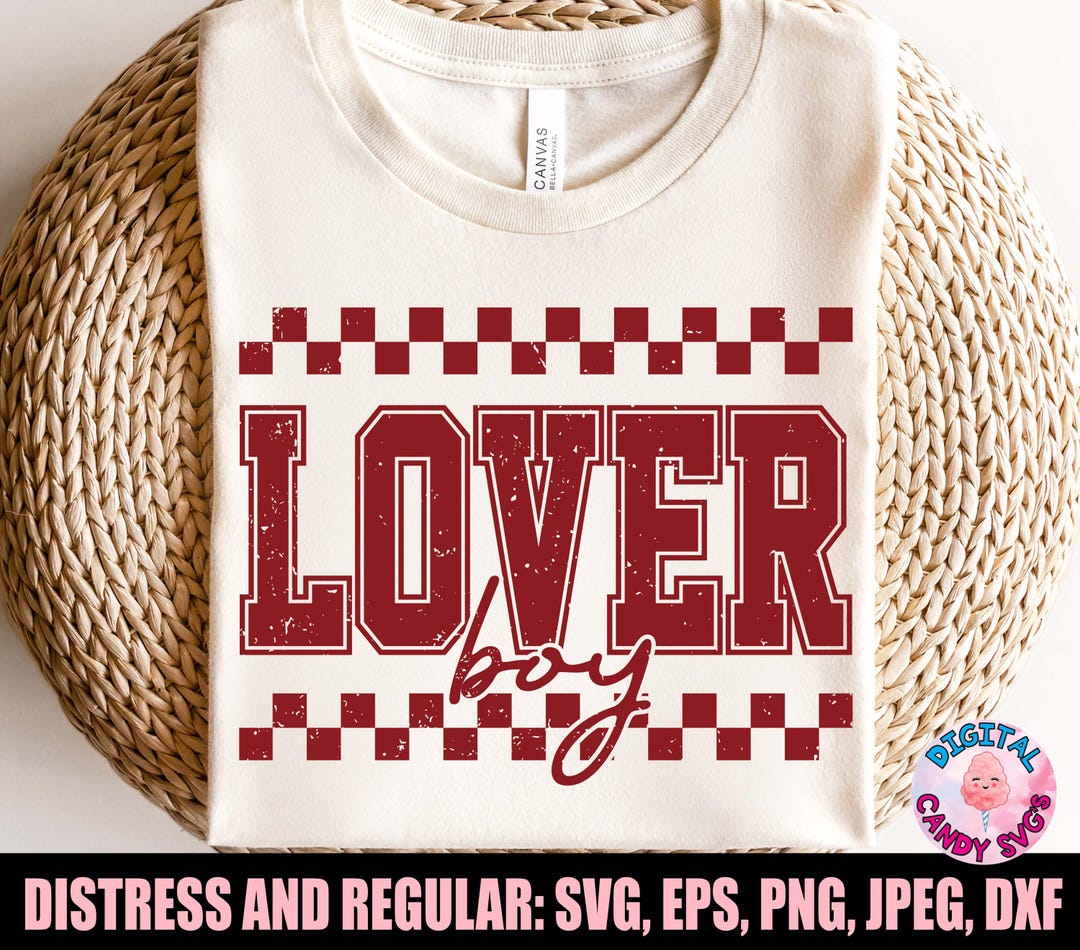 Lover Boy Svg Png, Boys Valentines Svg, Valentines Day Svg, Files for Cricut, One Loved Dude Svg ...