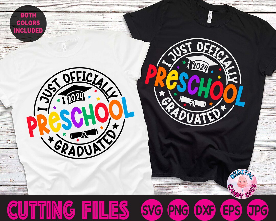 I Just Officially Graduated Preschool Svg, Preschool Graduate Svg, Pre ...