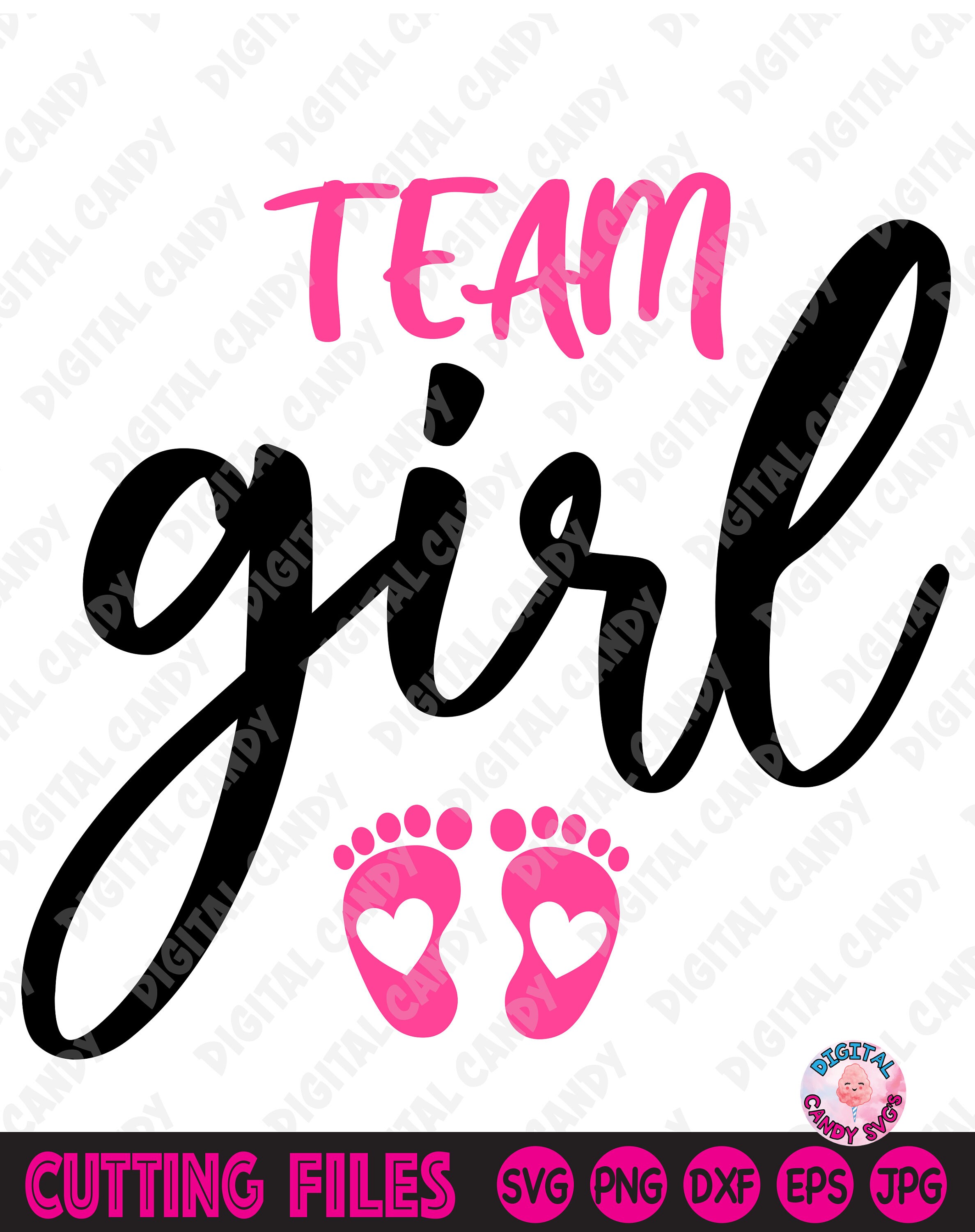 Team Girl Svg Team Boy Svg Gender Reveal Svg Boy or Girls - Etsy