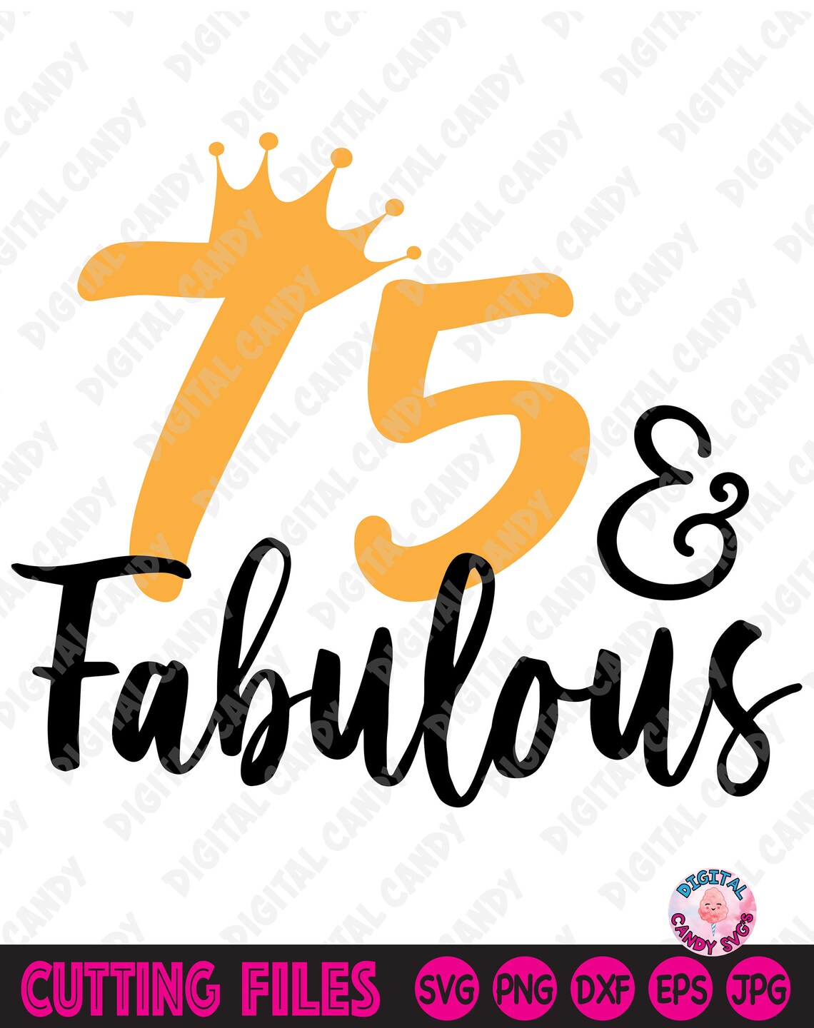 75 and Fabulous Svg 75th Birthday Svg Women's Birthday - Etsy