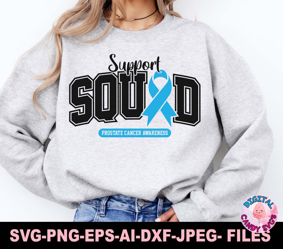 Support Squad Prostate Cancer Warrior Svg Png, Prostate Cancer Svg Png ...