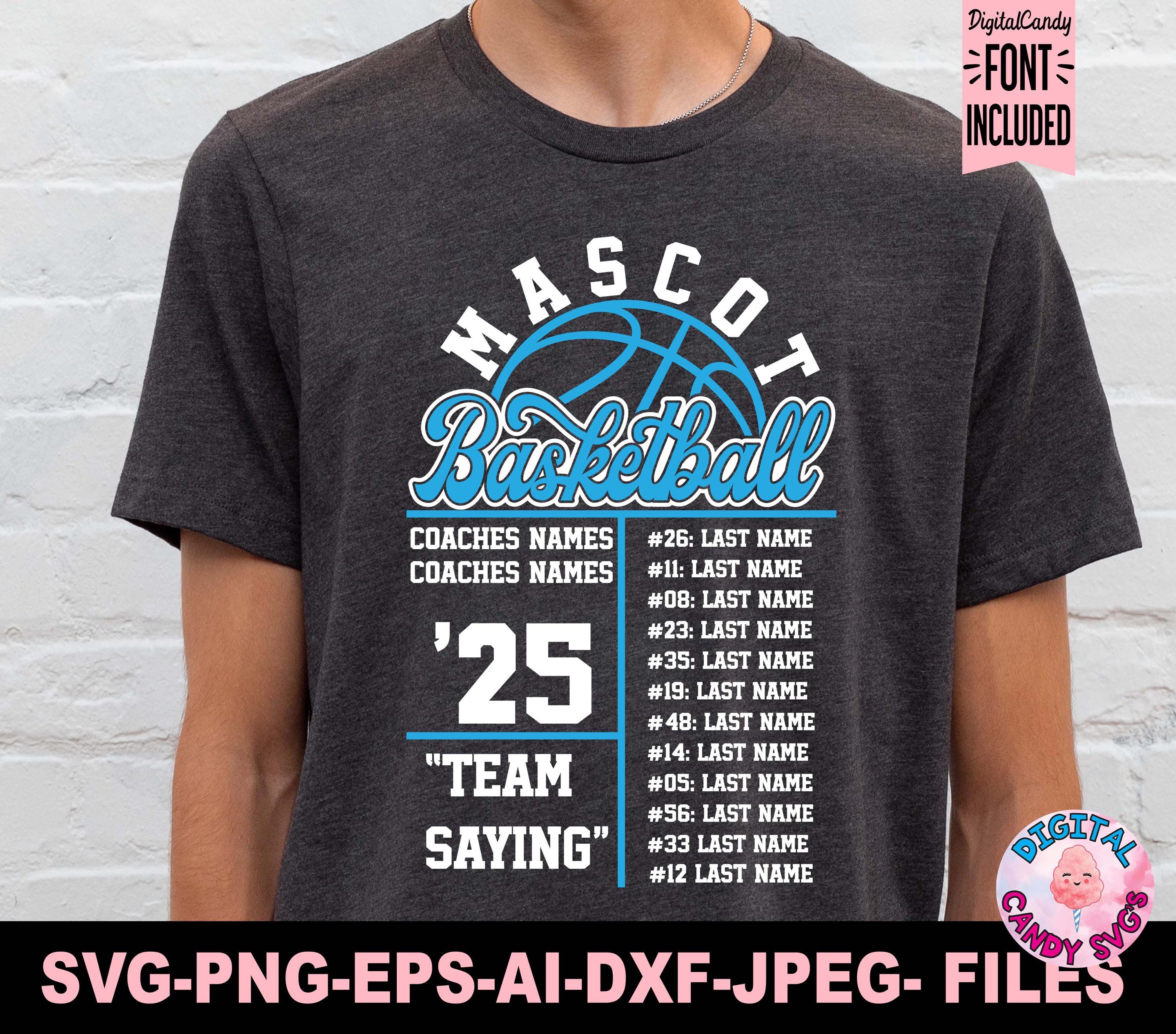 Basketball Roster Template Svg Png, Basketball Svg Png, Basketball Team ...