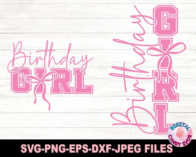 Birthday Girl Svg Png, Birthday Girl Coquette Svg Png, Birthday ...