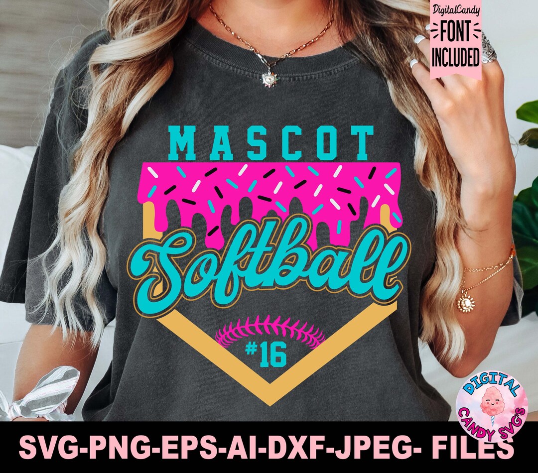 Softball Drip Svg Png, Softball Svg Png, Softball Team Template Svg Png ...
