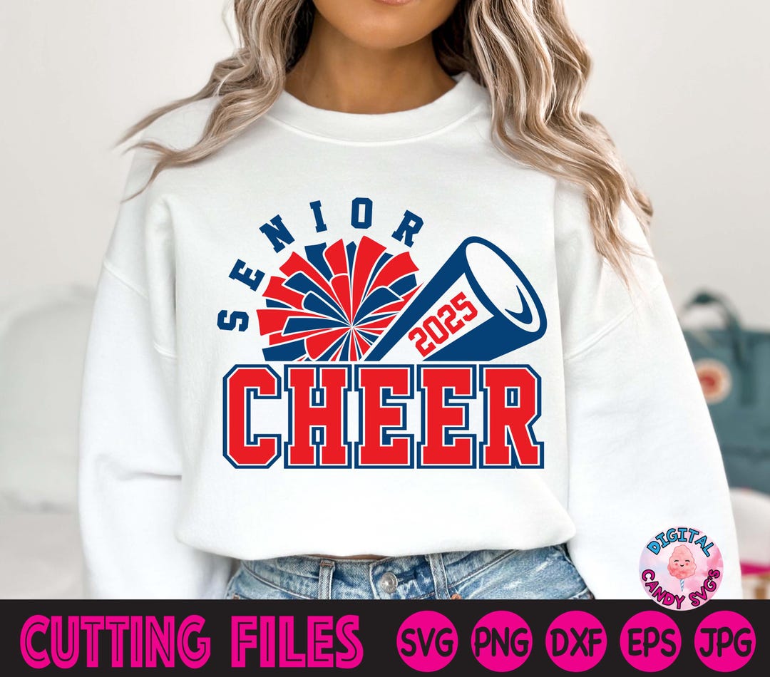 Cheer Senior Svg, Senior 2025 Svg, Senior Svg, Graduate Svg, Graduation ...