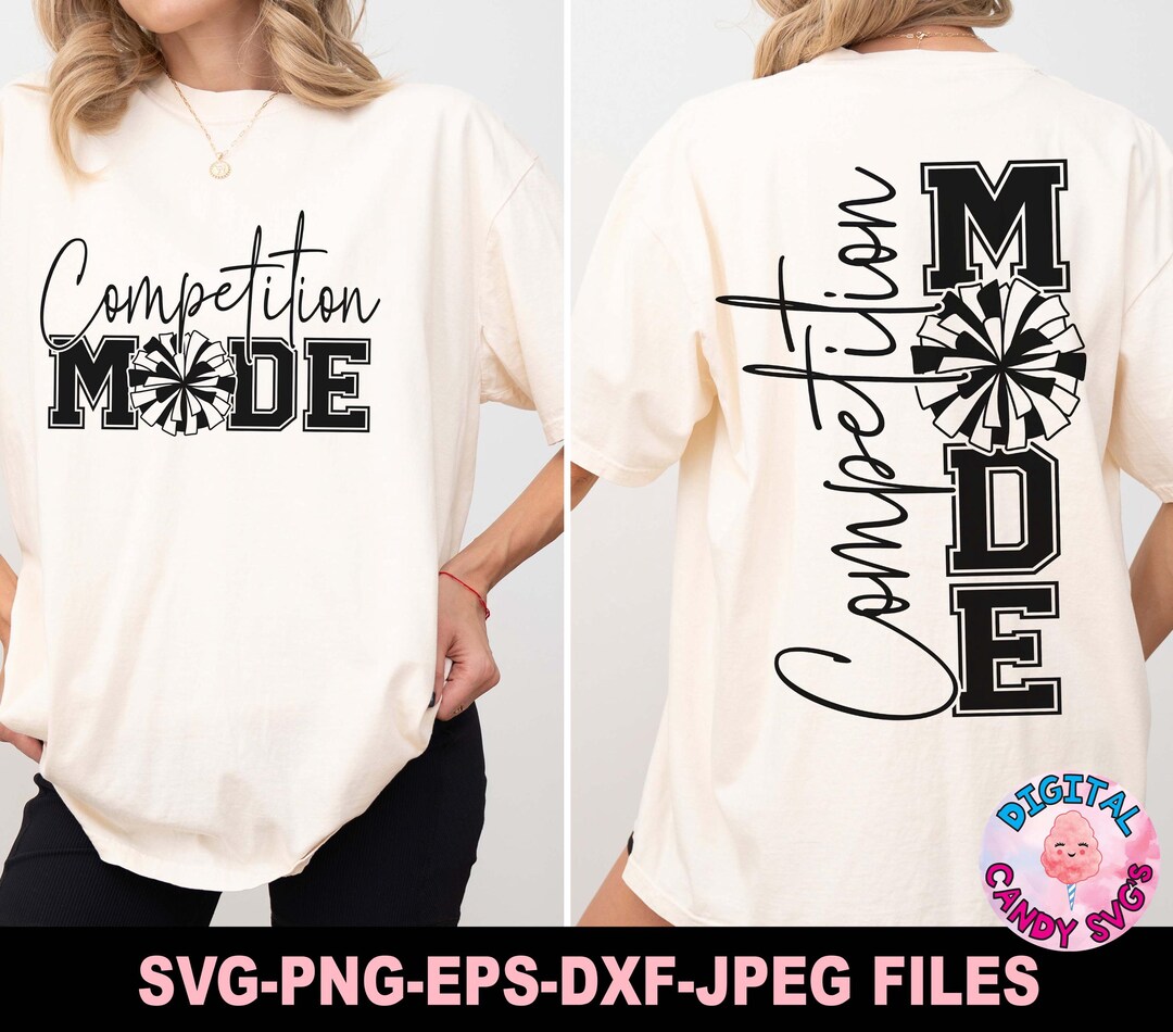 Cheer Competition Mode Svg Png, Cheer Svg Png, Cheer Mom Svg Png, Comp ...