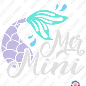 Mermaid Svg, Mer Mini Svg, Mermaid Birthday Svg, Birthday Girl Svg ...