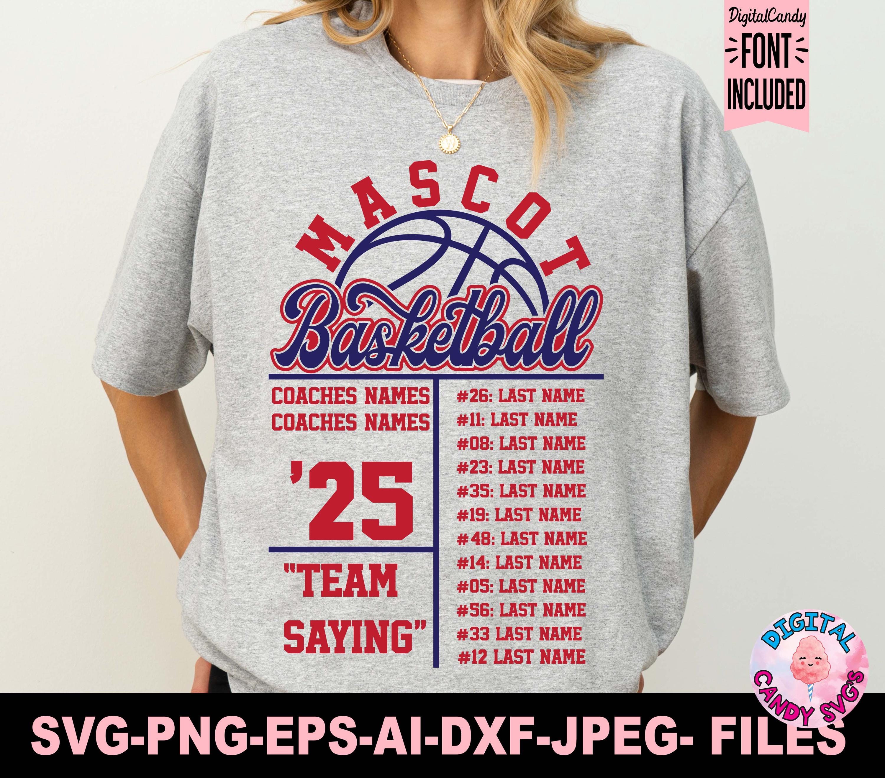 Basketball Roster Template Svg Png, Basketball Svg Png, Basketball Team ...