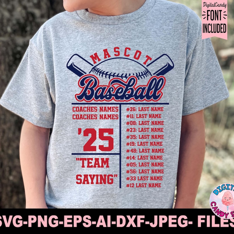 Baseball Team Shirt - Etsy