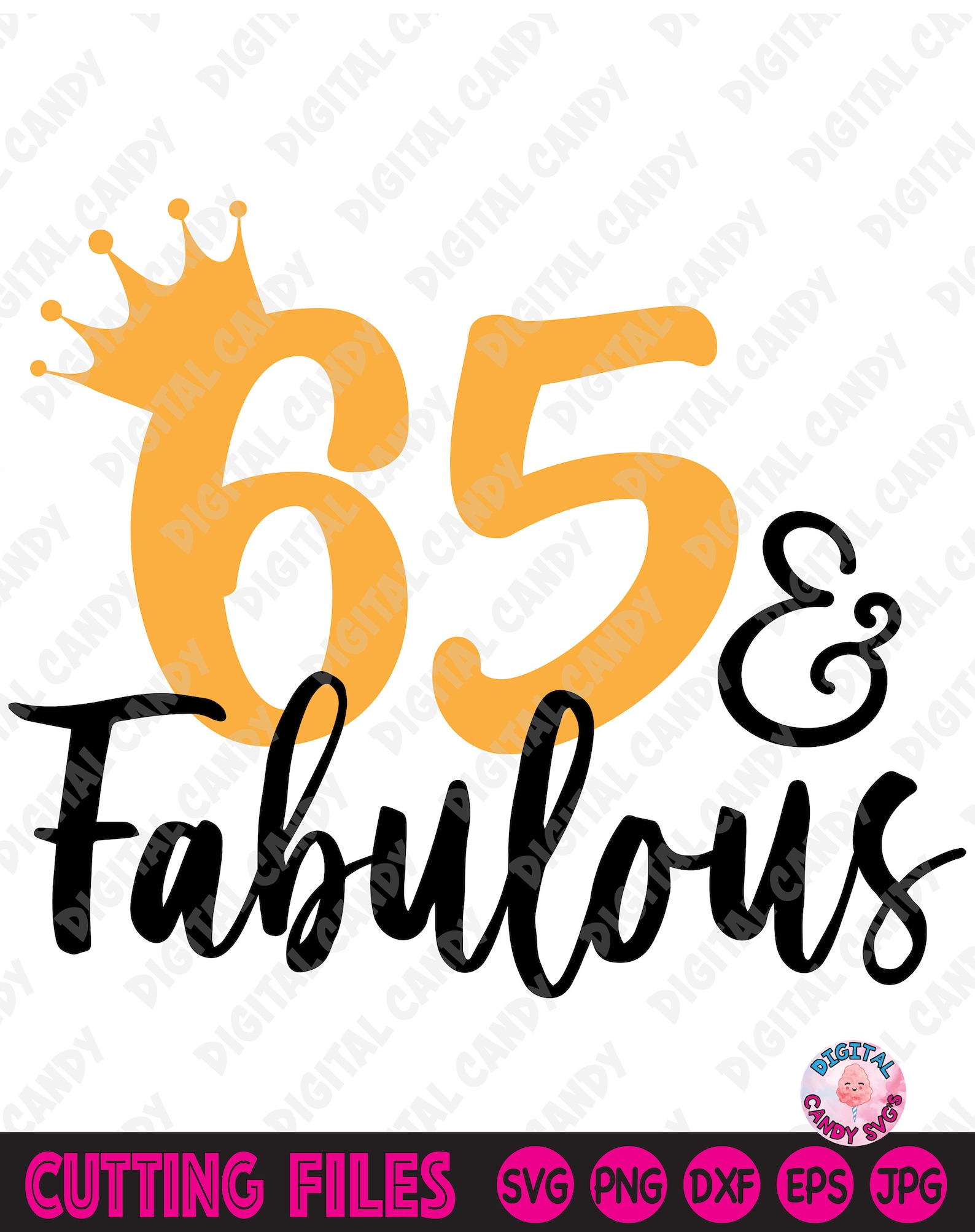 65 and Fabulous Svg 65th Birthday Svg Women's Birthday | Etsy
