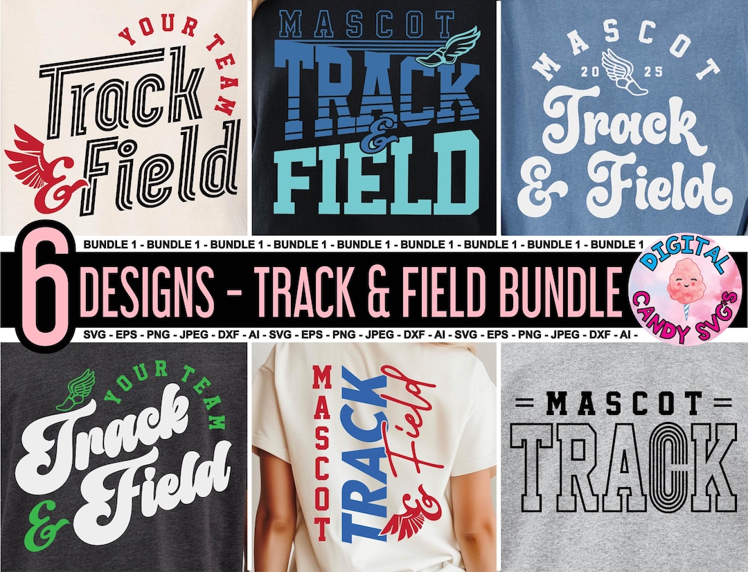 Track and Field Bundle Svg Png, Track Team Template Svg Png, Track Mom ...