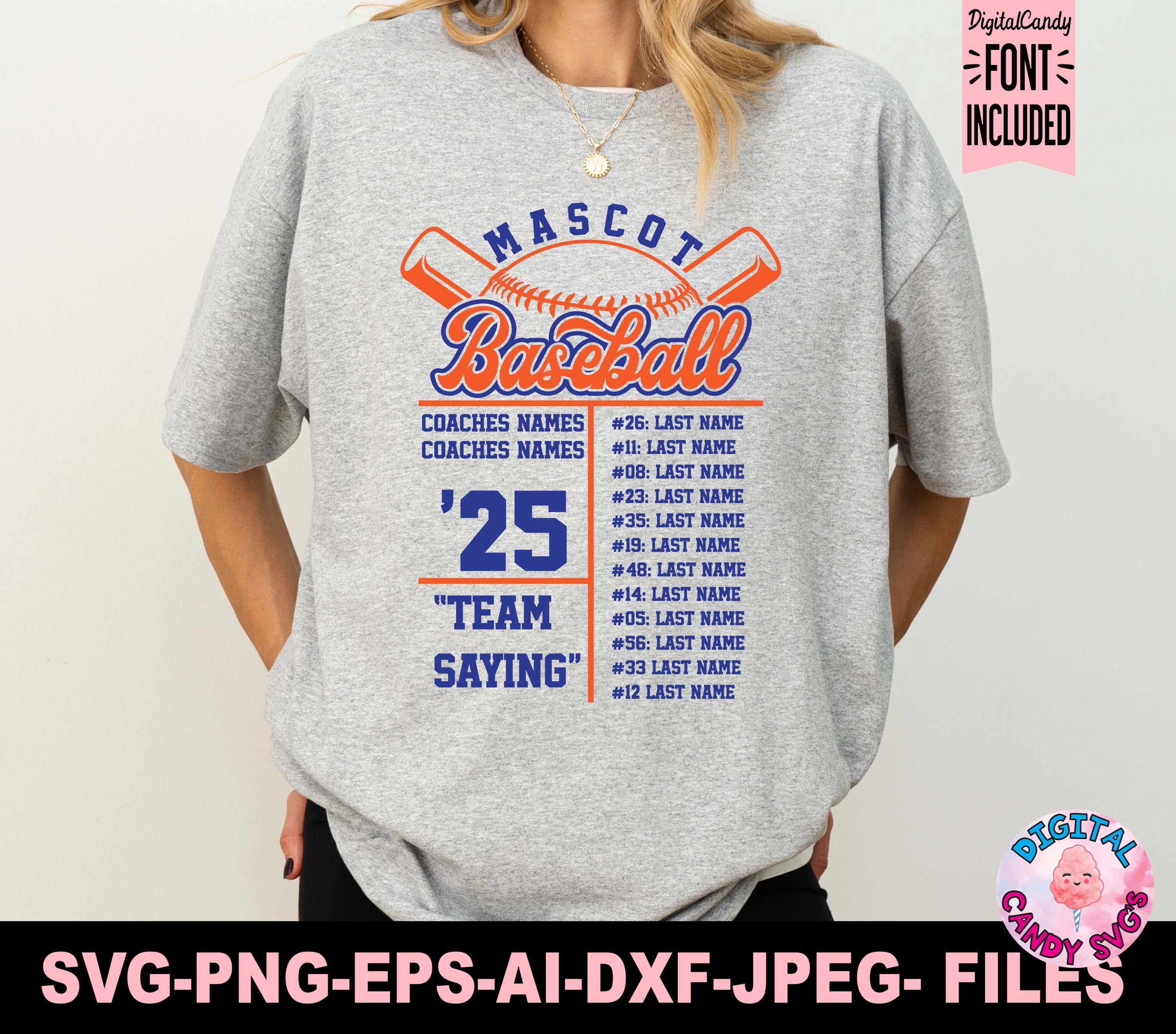 Baseball Roster Template Svg Png, Baseball Svg Png, Baseball Team ...